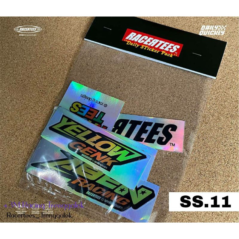 Original Racertees SS.11 Team ABEN Racing Sticker Pack | Shopee Malaysia