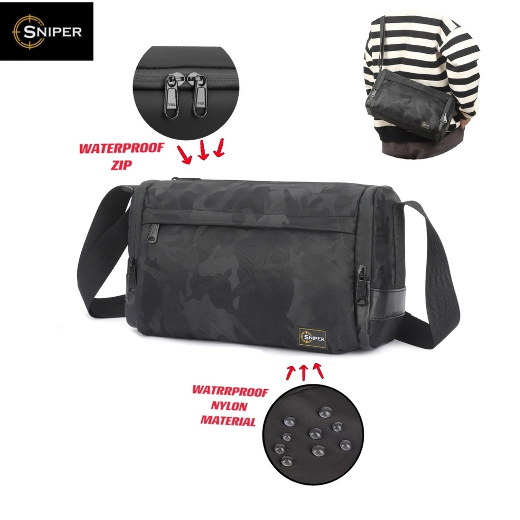 SP037) High Quality Japan Minimalist Design Water Resistant Nylon ...