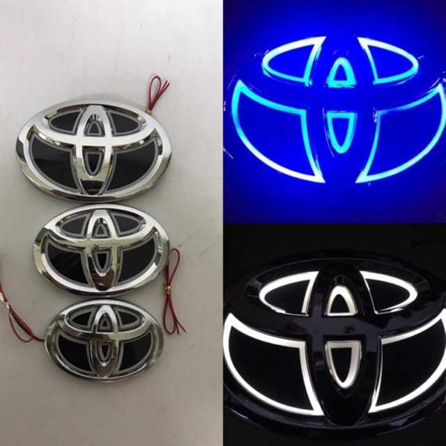 TOYOTA 5D Led Car Logo LIGHT | Shopee Malaysia