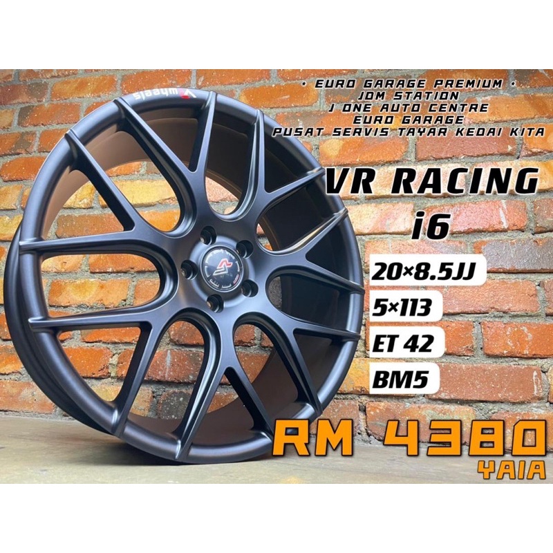VR RACING WHEELS I6 20INC VELLFIRE ALPHARD X70 CX5 CRV HARRIER X50 MERCEDES GLA X156 | Shopee ...