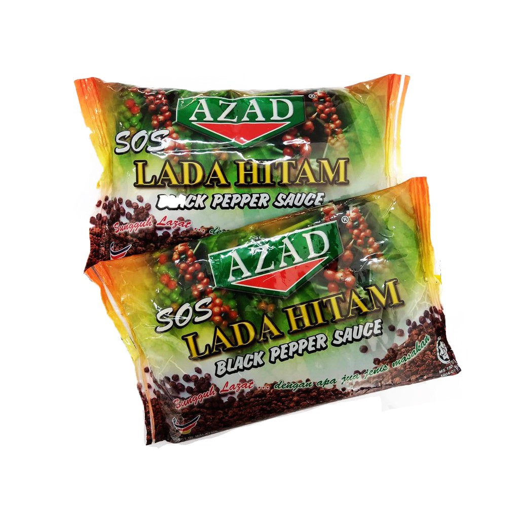 Azad Sos Lada Hitam Black Pepper Sauce 900G | Shopee Malaysia