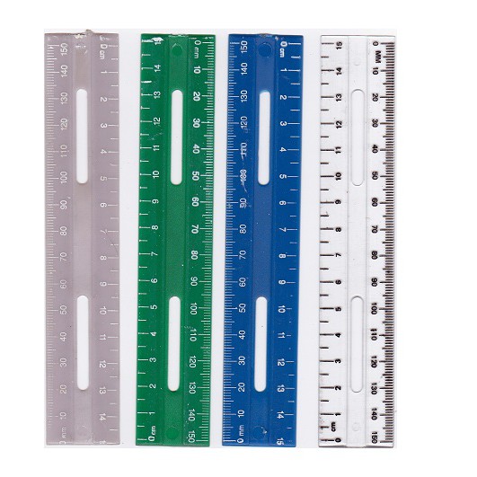 Budget Economy Student Plastic Transparent Clear Ruler / Pembaris Murid ...