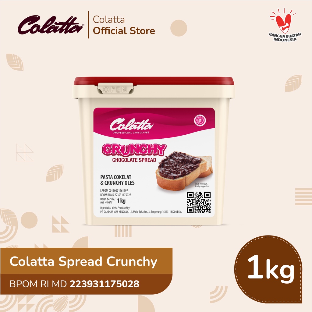 Colatta Chocolate Spread Crunchy - Chocolate Spread 1Kg | Shopee Malaysia