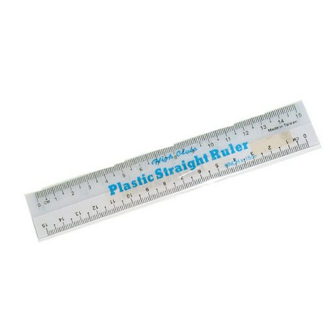 [ Ready Stock ] Straight Ruler Plastic 15cm High Class Plastic Straight ...
