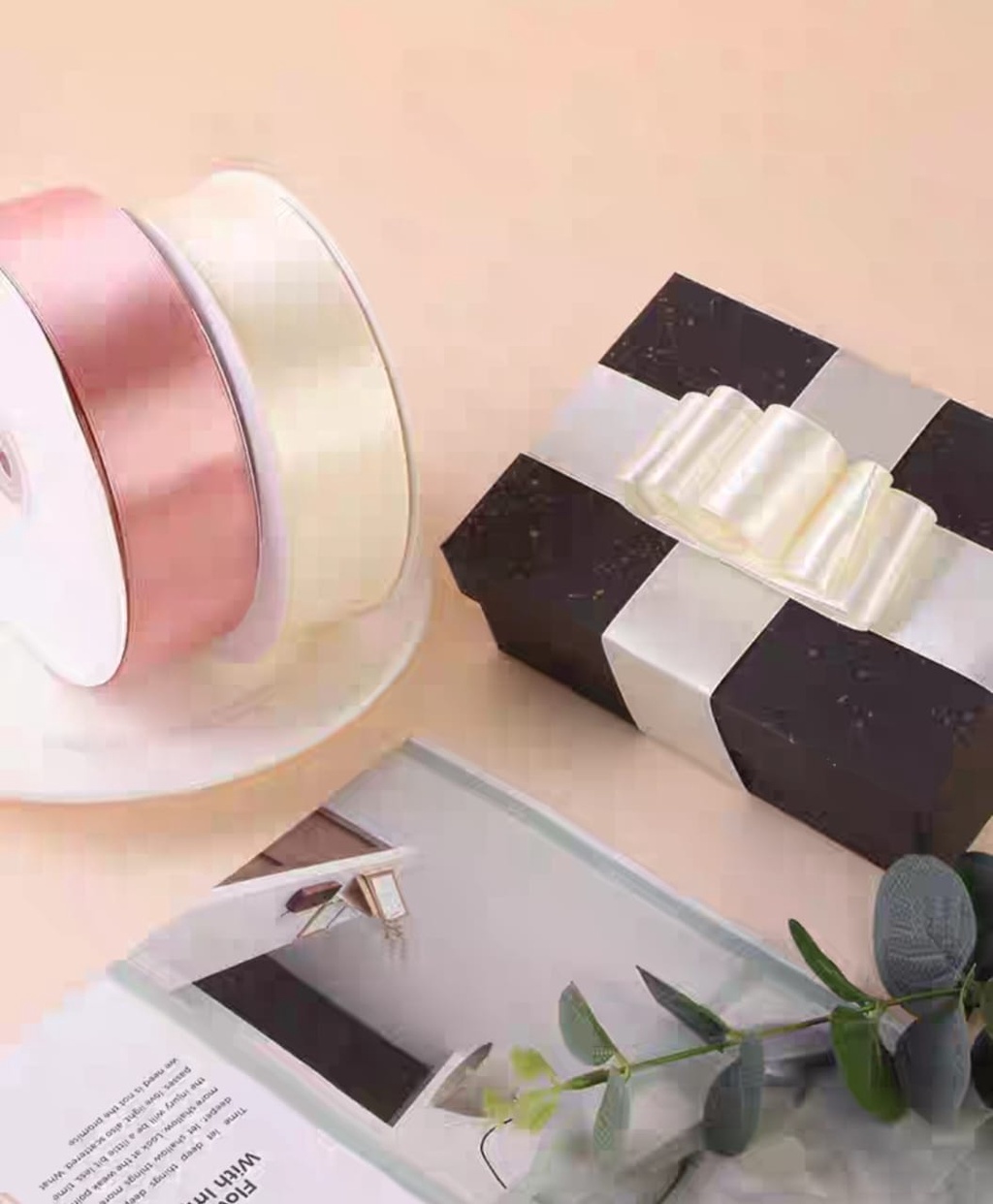 2 Meter )) 4cm Riben Satin Reben Color Decoration DIY | Shopee Malaysia
