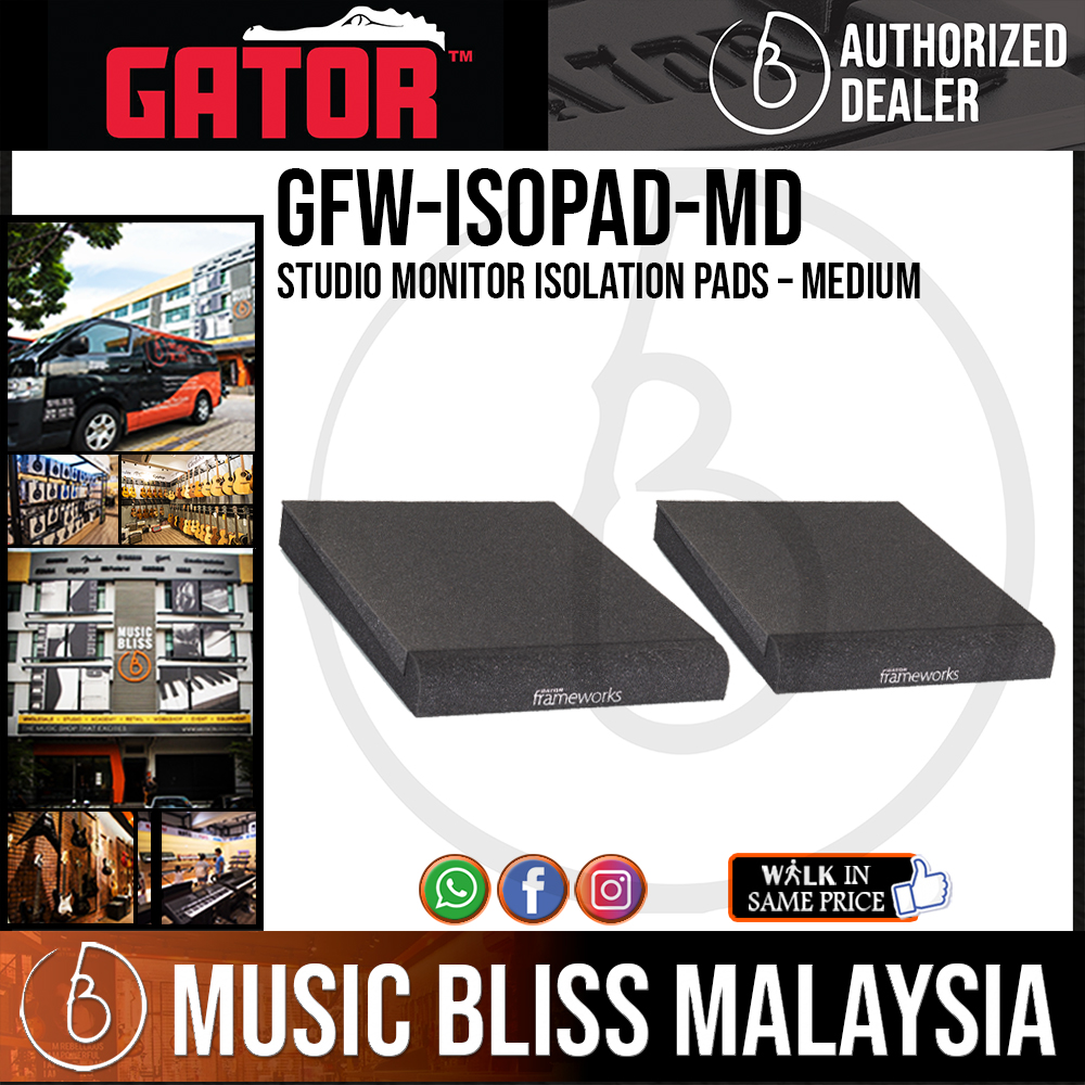 Gator Frameworks Studio Monitor Isolation Pads – Medium (GFW-ISOPAD-MD ...
