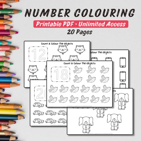 Printable Mathematics Worksheets for Toddlers and Kindergarten ...