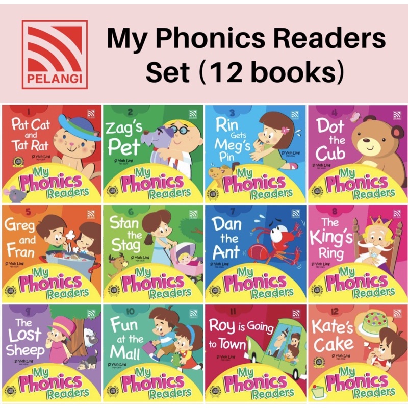 My Phonics Reader Series ( 12 books/Set ) | Shopee Malaysia