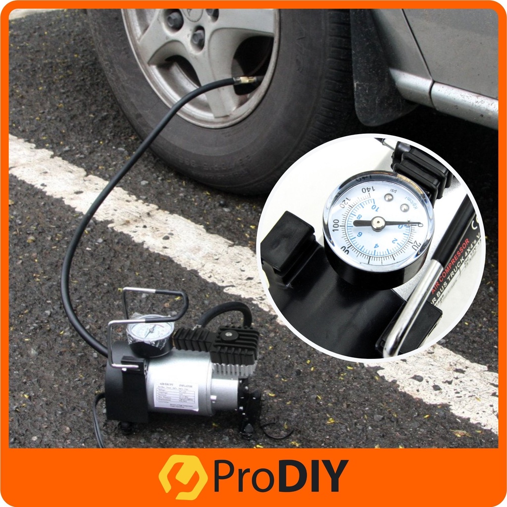Portable Car Compressor Pump Heavy Duty Electric Auto Car Air Tyre ...