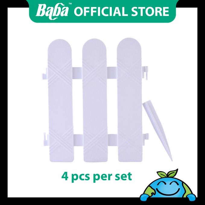 Baba Official | Baba 307 (4P) Garden Fencing| Outdoor Garden Deco ...