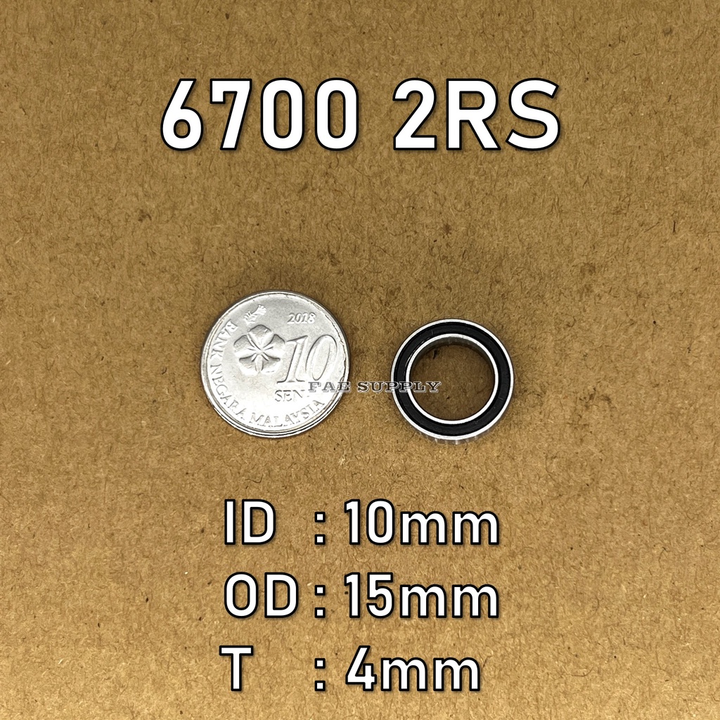 Ball Bearing 6700 6701 6702 6703 6704 6705 6706 zz metal shield ...