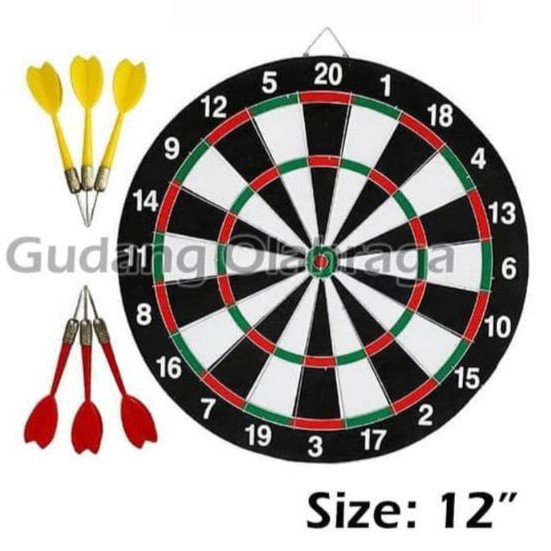 Dart GAME SIZE 12inch/small Dart Board SIZE 30cm | Shopee Malaysia