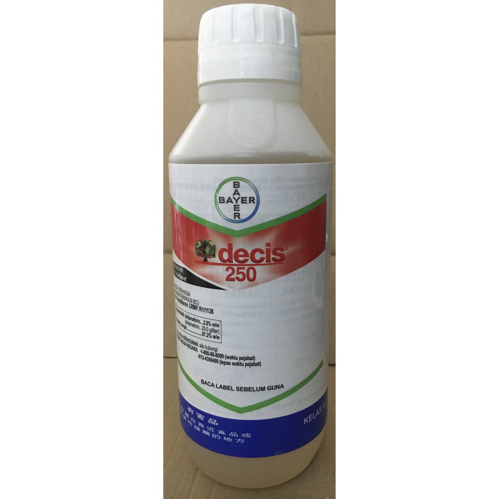 Original Bayer Decis 250 1L / Racun Serangga / Ulat Pengorek Buah ...