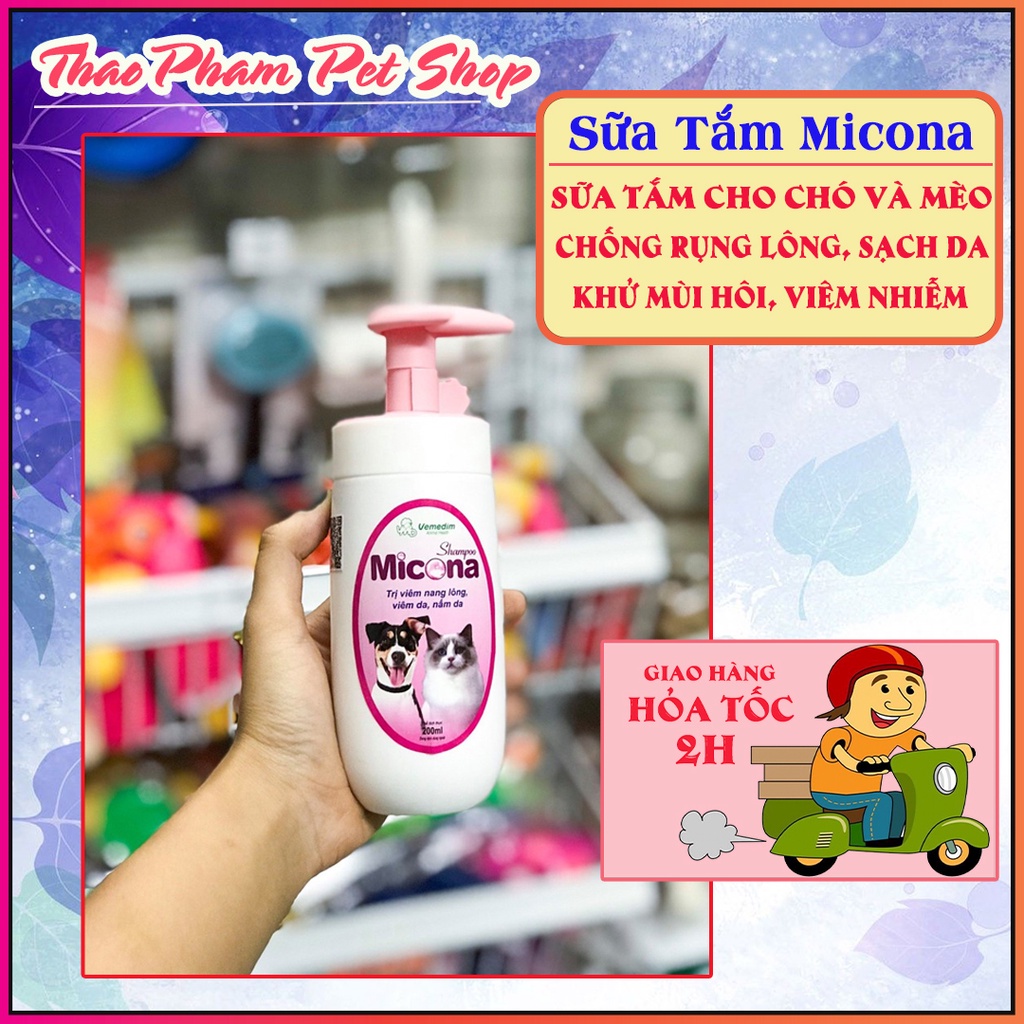 Micona Dog And Cat Shower Gel Fights Hair Loss, Clean Skin, Itchy ...