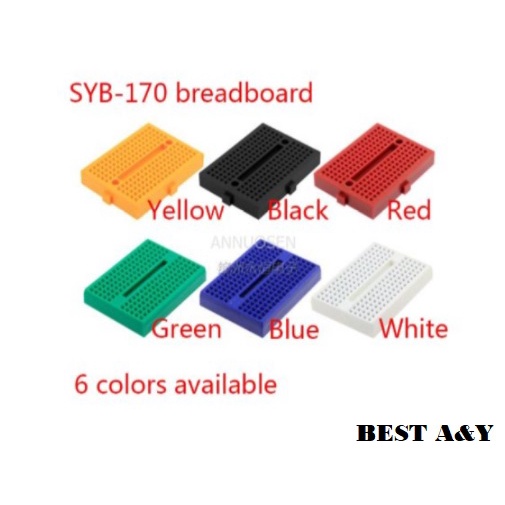 Mini Breadboard Syb 170 Small Solderless Raspberry 170 Arduino Holes