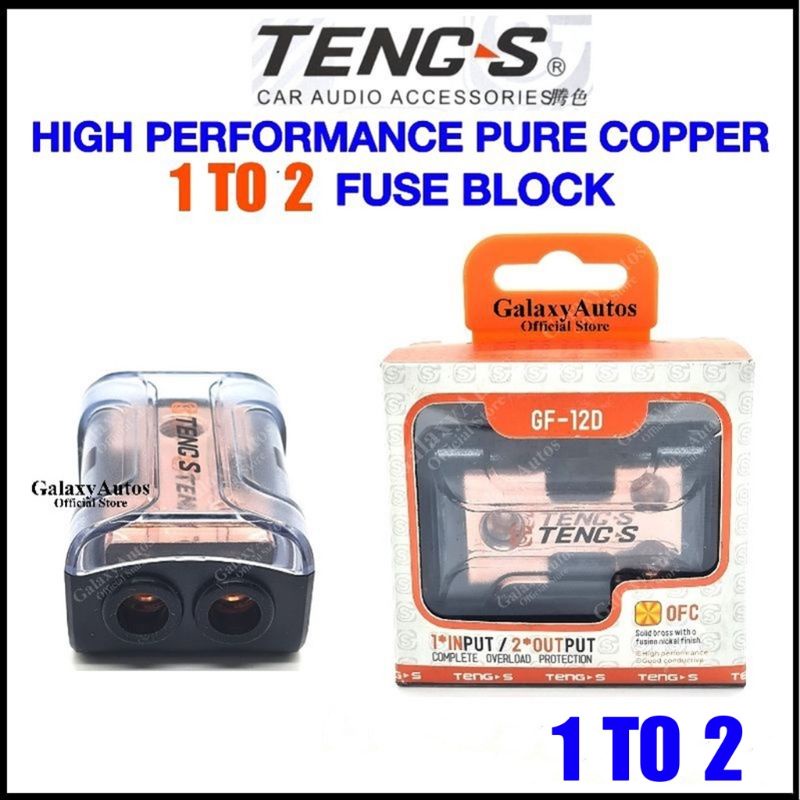 TENG’S Pure Copper Fuse Block 1 TO 2 | Shopee Malaysia