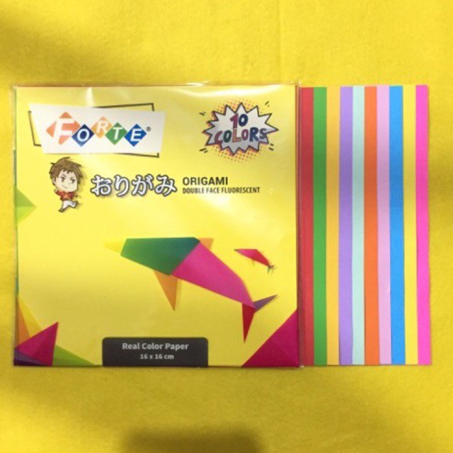 Origami Forte Paper "Double Face" 16x16 cm (20 Sheets) | Shopee Malaysia