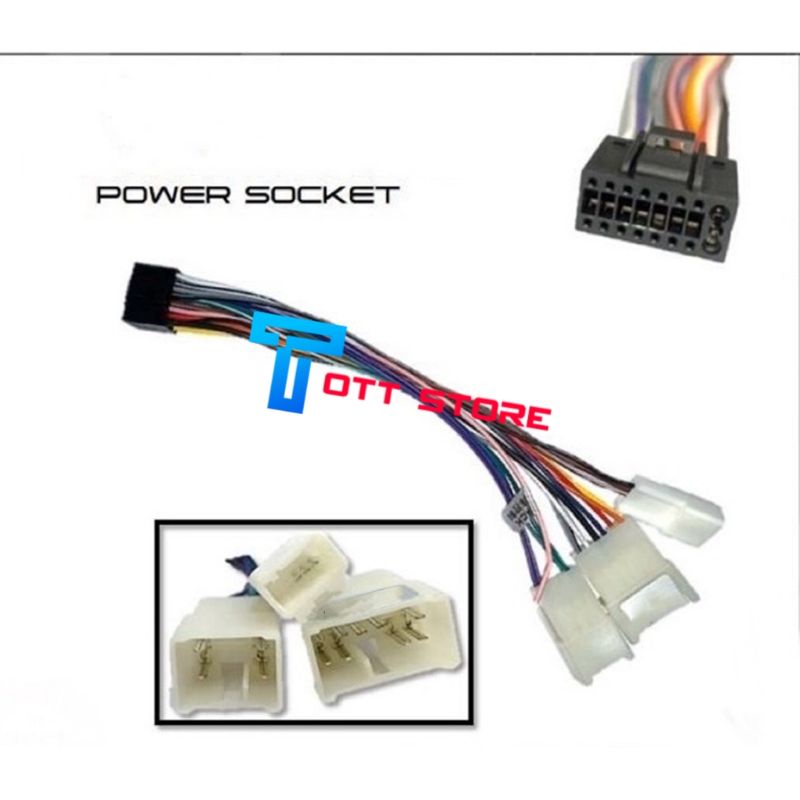Android player socket TOYOTA OEM SOCKET / Perodua oem socket Android Oem socket toyota universal ...