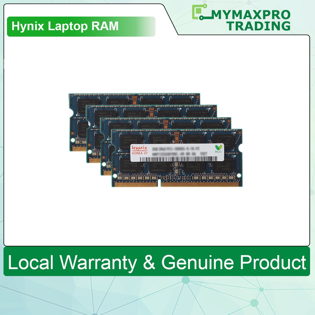 【READY STOCK】Hynix Laptop RAM 1GB / 2GB / 4GB / DDR3 / 8500Mhz / 10600Mhz / 12800Mhz (USED ...