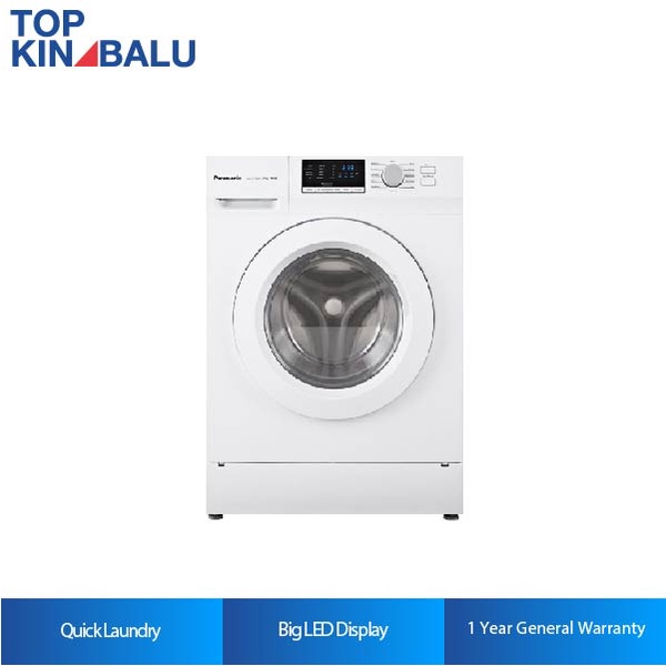 [SABAH ONLY] PANASONIC 7KG FRONT LOAD WASHER NA-127XB1WMY | Shopee Malaysia