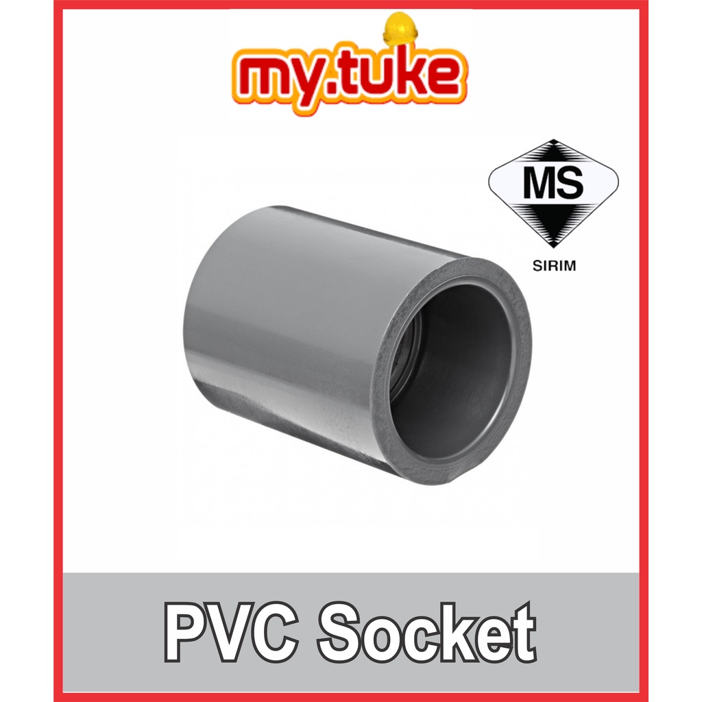 PVC Fitting PVC Socket SIRIM (32mm - 100mm) | Shopee Malaysia