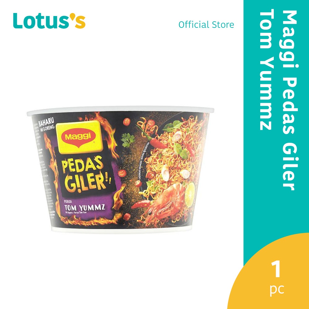 Maggi Pedas Giler Tom Yummz (97g) | Shopee Malaysia