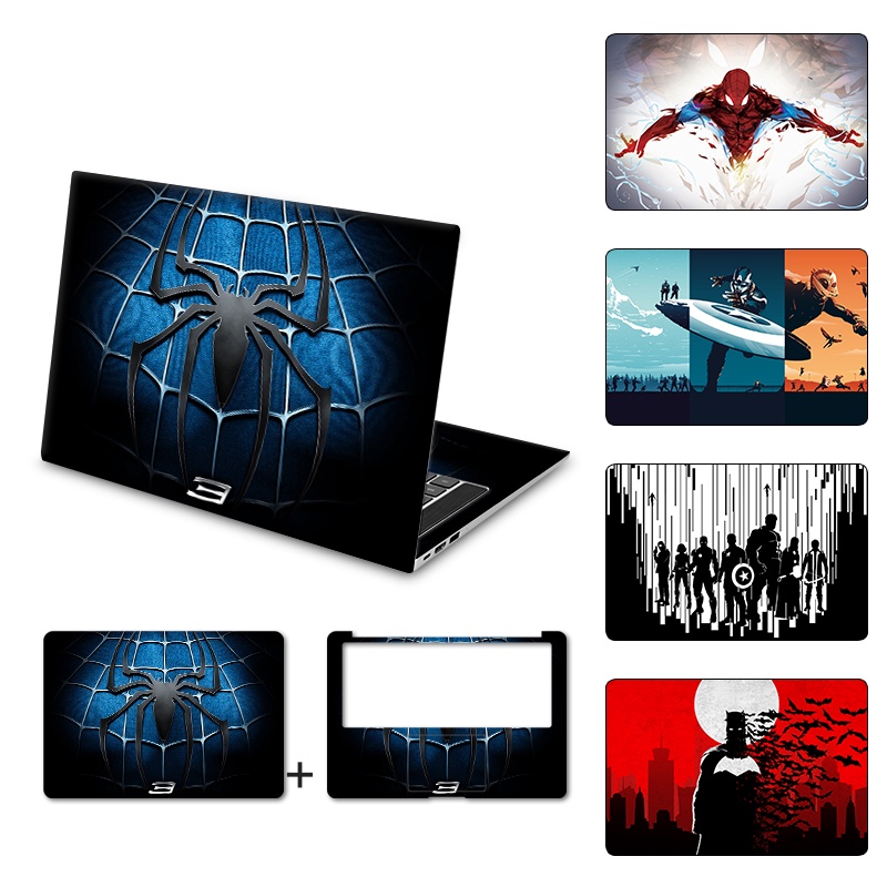 DIY Marvel Cover Laptop Film Laptop Sticker PVC No Glue Trace 10-17 ...