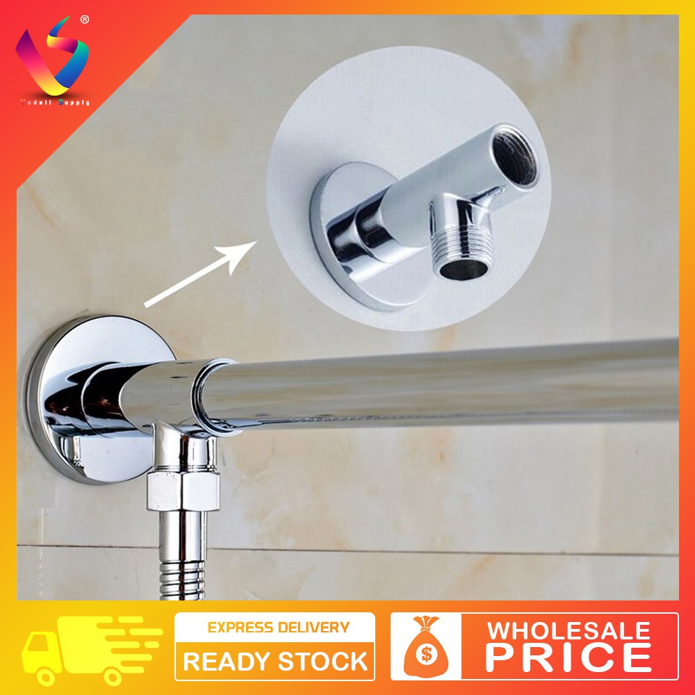 TUAH 1/2 Joint Cross Bar Shower Arm Bracket Brass Holder Shower Head ...