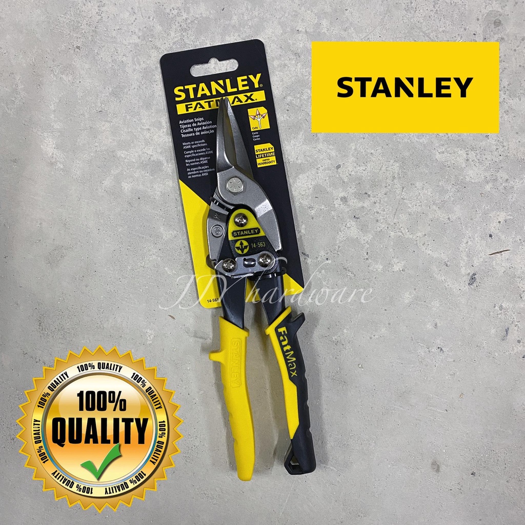 STANLEY ZINC CUTTER 10''/ HEAVY DUTY STRAIGHT AVIATION SNIP CUTTER/SNIP ...