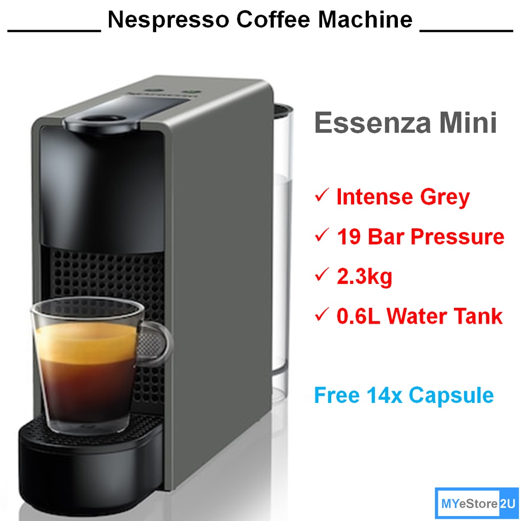 Buy Nespresso Essenza Mini C30 Coffee Machine Intense Grey Online