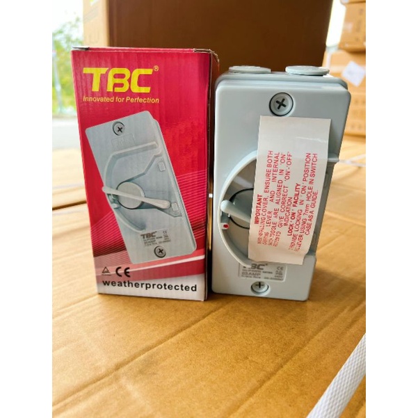 TBC 20A 35A 63A 3P WEATHERPROOF ISOLATOR | Shopee Malaysia