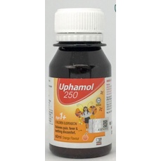 Uphamol Children Suspension (orange) 250mg 60ml / Panadol -paracetamol ...