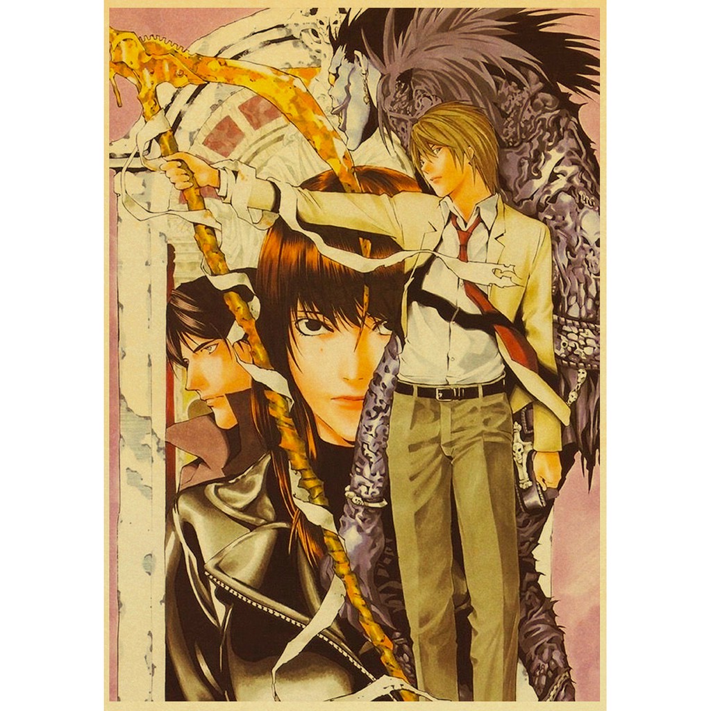 Anime Death Note Series Retro Posters Used to Decorate the Living Room ...