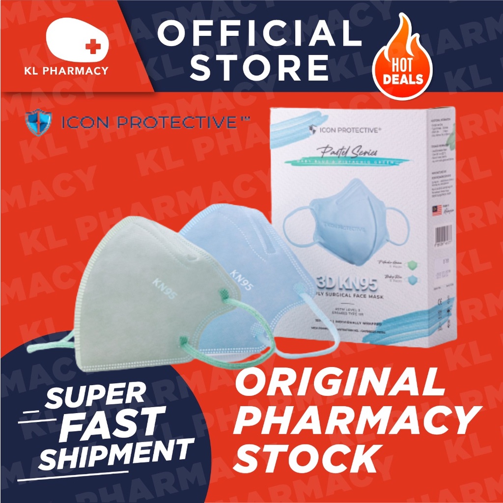 ICON Protective KF94 20'S & KN95 10'S Surgical Mask | Shopee Malaysia