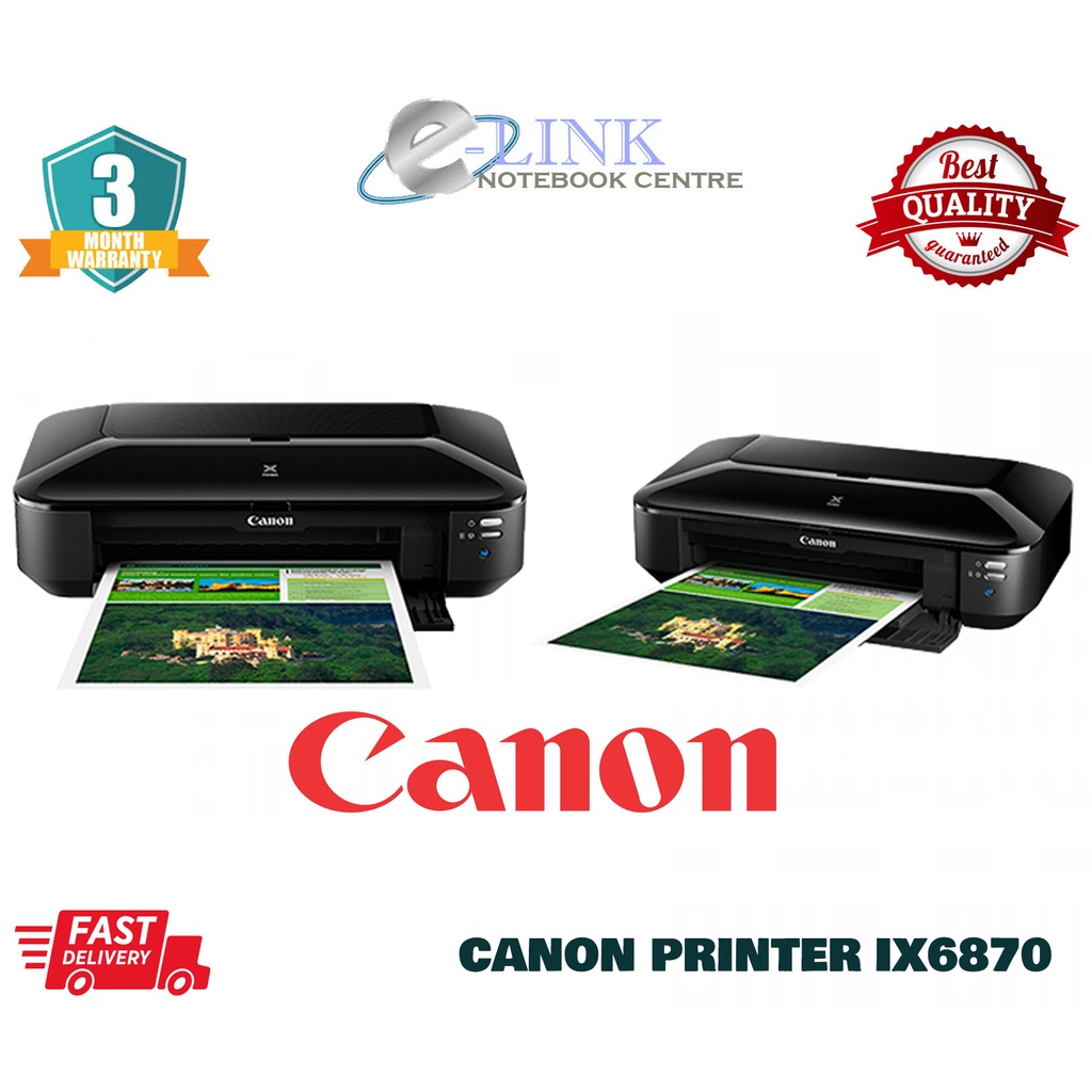 ( REFURBRISHED ) CANON PRINTER IX6870 / FREE INK CARTRIDGE | Shopee ...