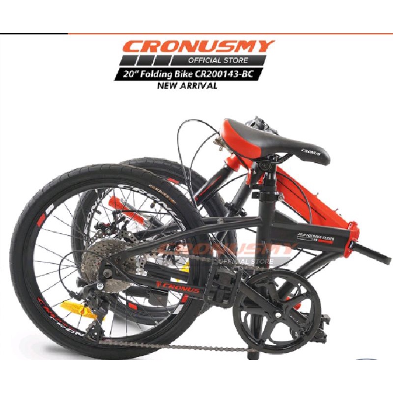 CRONUS CX-20 Frame Folding Bike | Shopee Malaysia