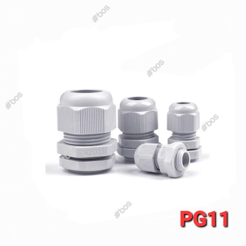 (Ready Stocks) Cable Gland PG 11 Gland Nylon IP68 (White) | Shopee Malaysia