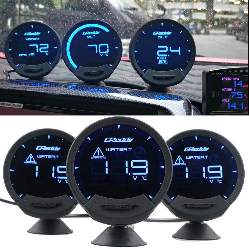 GREDDY SIRIUS OBD2 LCD METER GAUGE 7 COLOUR | Shopee Malaysia