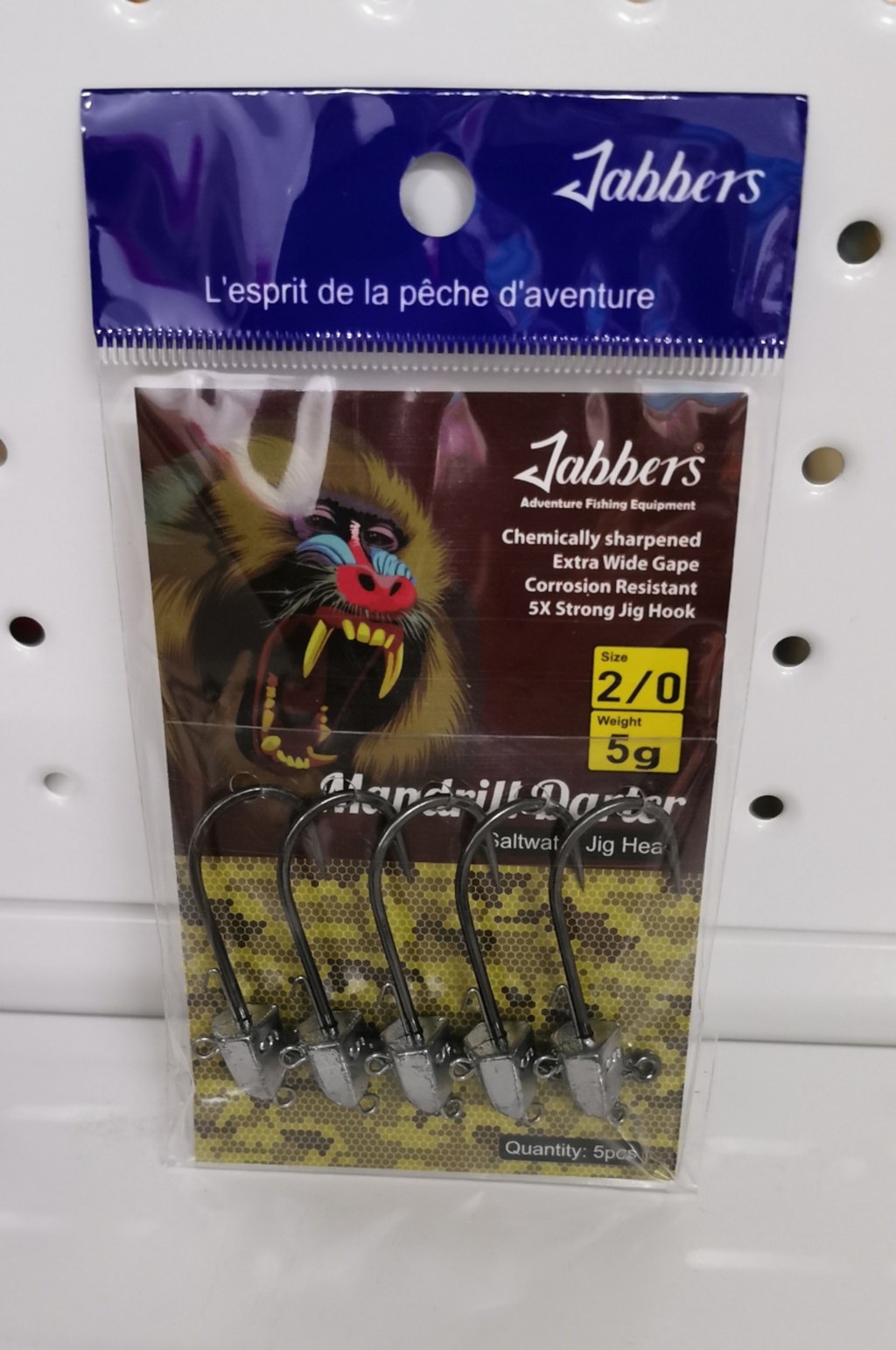 JABBERS MANDRILL DARLER SALT WATER JIG HEAD 5X FISHING HOOK | Shopee ...