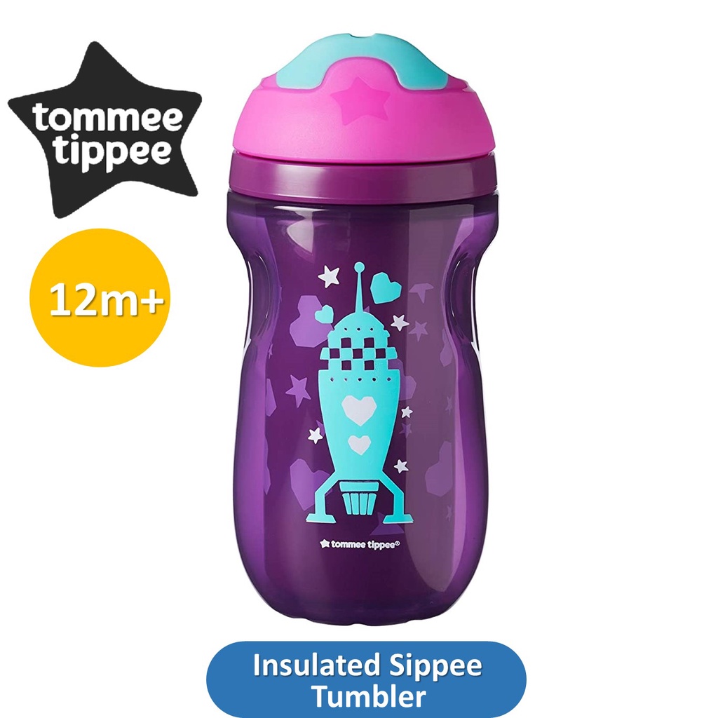 Tommee Tippee 9m + Sippy Sportee Cup Non-Spill BPA-Free 9oz Baby ...