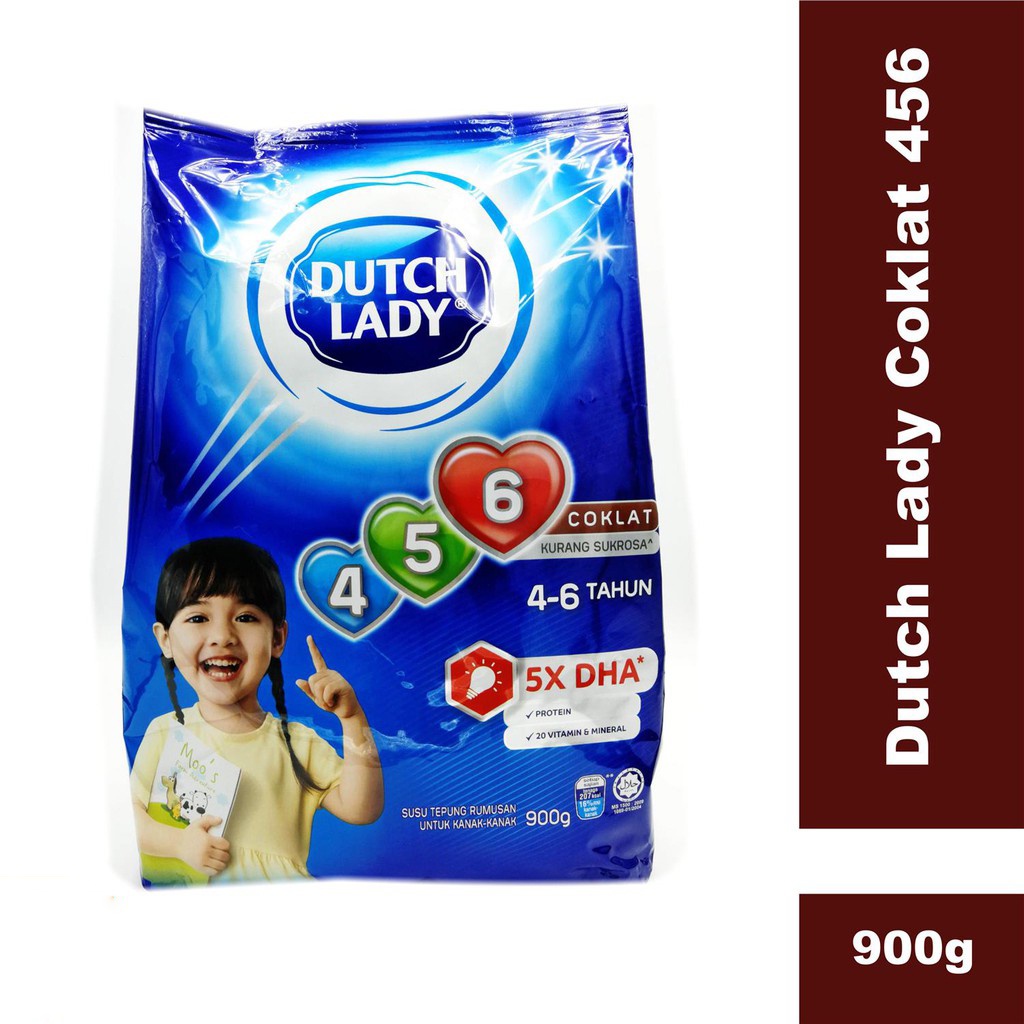 DUTCHLADY 456 900G CHOCOLATE ORIGINAL FORMULA BABY MIIK DUTCH LADY ...