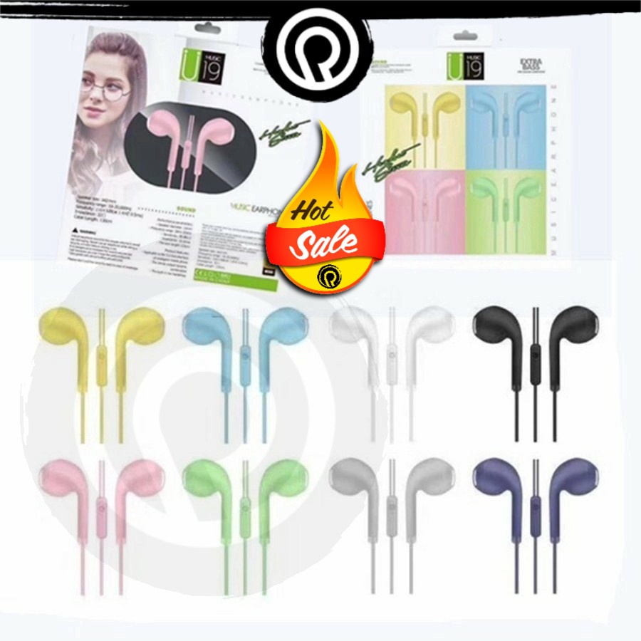 Macaroon Wired Earphone Audio Jack 3.5mm Headphone Colorful Matte ...