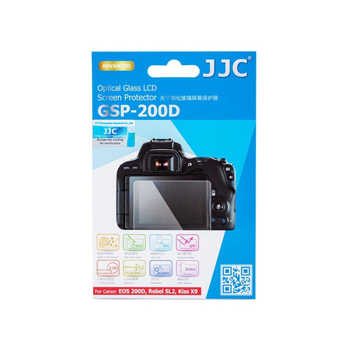 JJC GSP-G7XM3 Tempered Glass LCD Screen Protector for Canon PowerShot ...