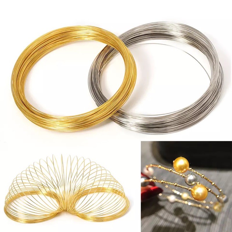 Wire Loops Memory Beading Wire Loop Sp2110 For Making Jewelry Diy Craft Bracelet Keychain