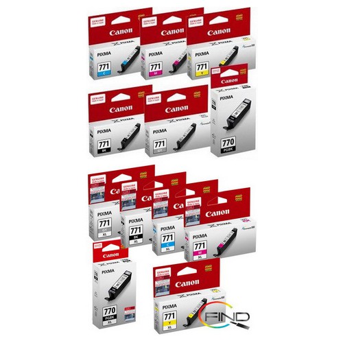 Canon PGI-770 PGI-770XL / CLI-771 CLI-771XL - Pixma MG5770 / MG6870 ...