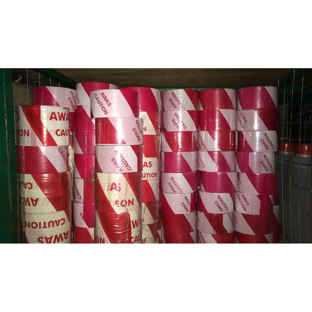 Tape Awas/Warning tape Merah Putih | Shopee Malaysia