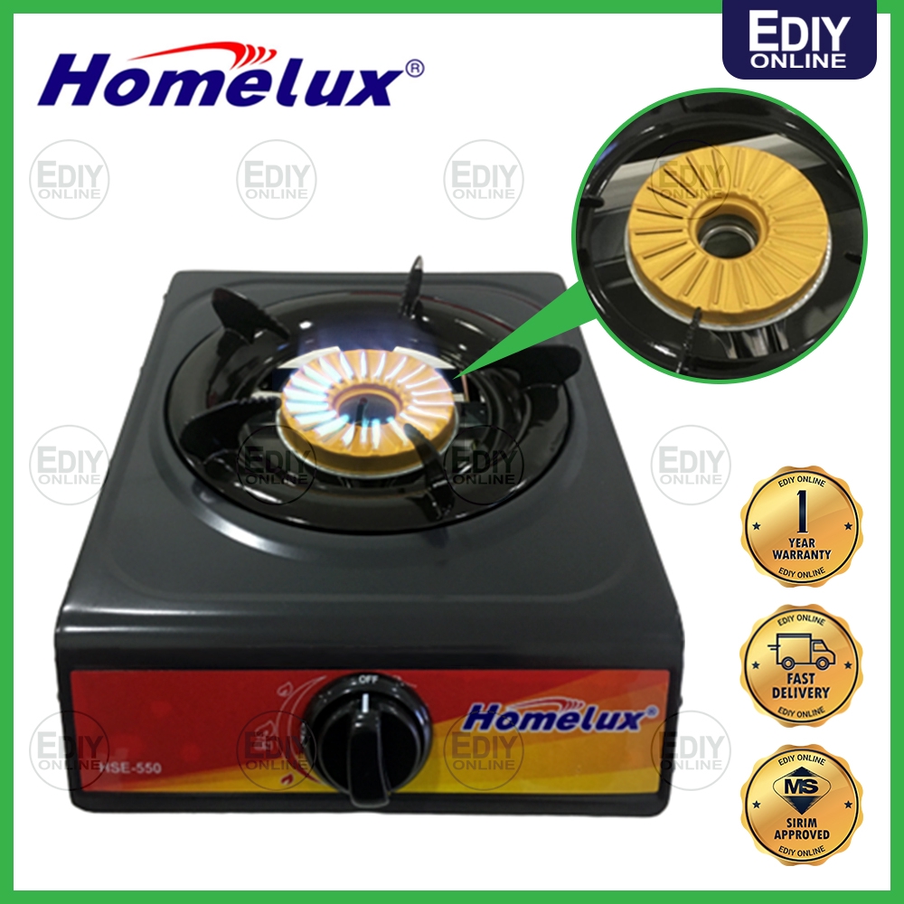 HOMELUX HSE550 HSE-550 TORNADO FAST COOK COOKING SINGLE GAS COOKER ...