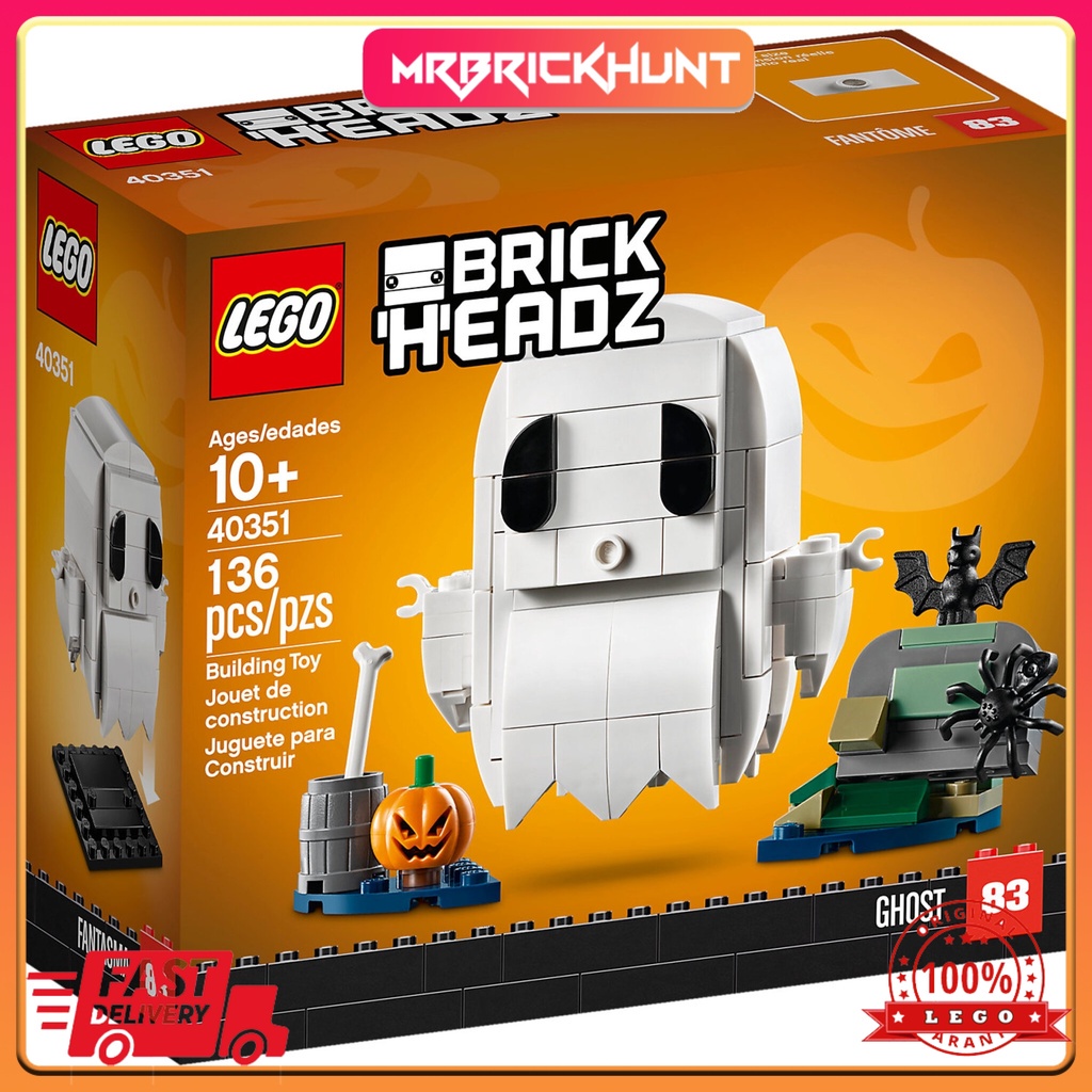 [MrBrickHunt] Lego 40351 Brickheadz Hallowen Ghost | Block Toys ...