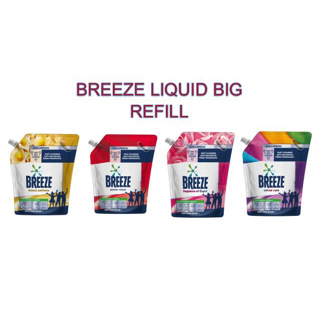 Breeze Detergent Liquid Big Refill 3.2KG | Shopee Malaysia