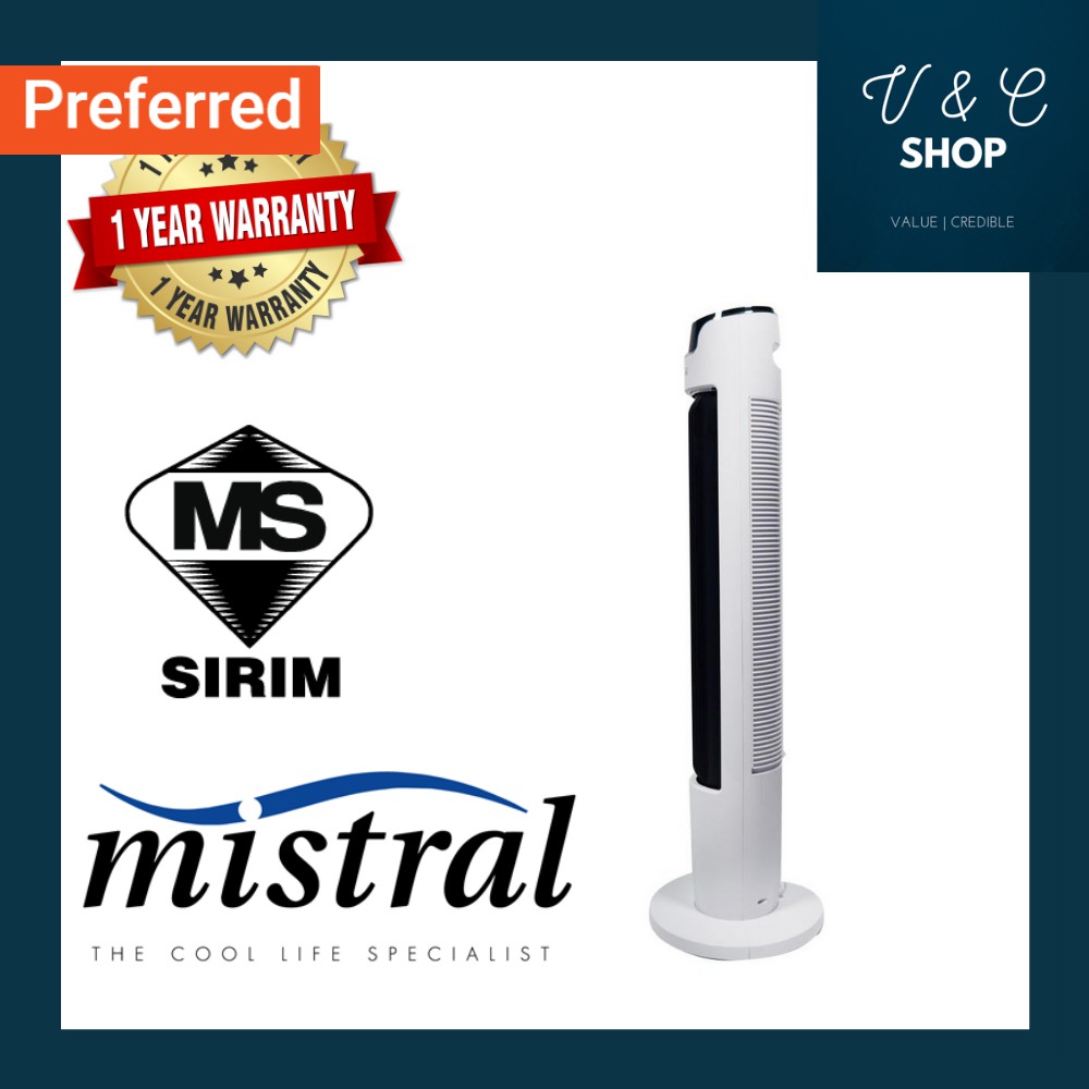 Mistral TOWER FAN MFD4880R 45W TOWER FAN 塔扇 | Shopee Malaysia